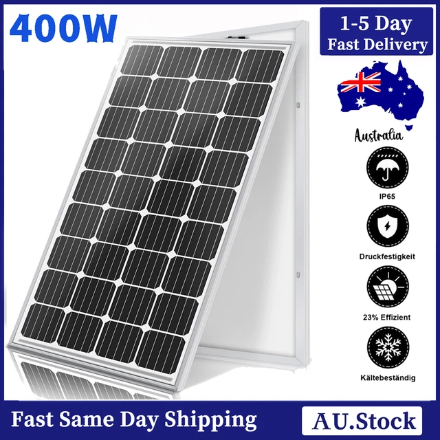 12V 400W SOLAR Panel Mono 400 Watt Battery Charging Caravan Camping ...