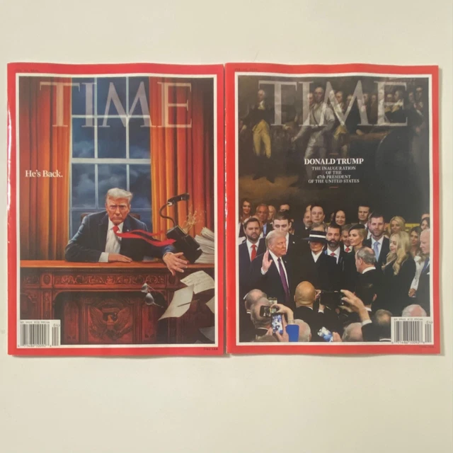 TIME MAGAZINE FEBRUARY 10 2025 Inauguration of President DONALD TRUMP ...