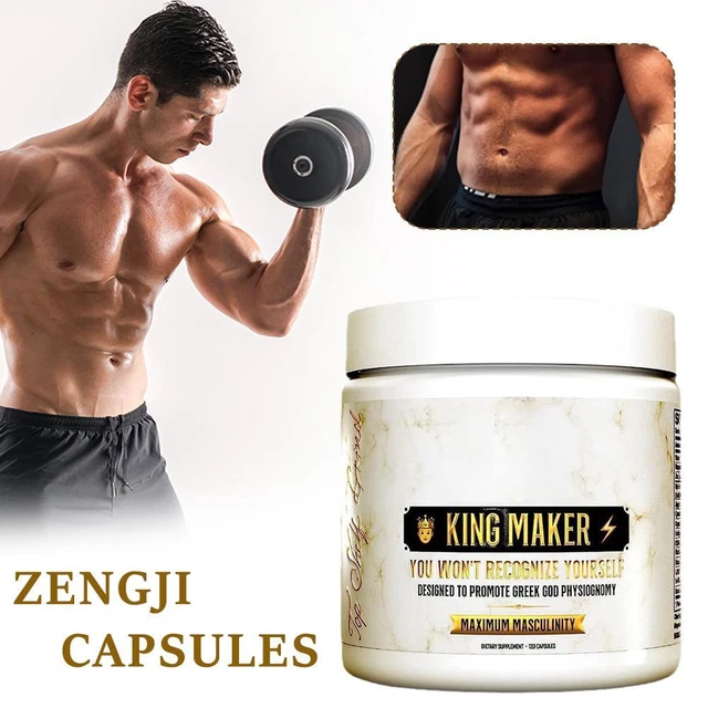 KING MAKER 120 Caps 13-in-1 Anabolic Supplement for Men Maximum ...