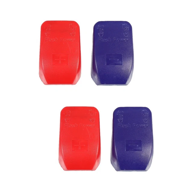 2 PAIRS QUICK-PULLING Battery Terminal Connector Clamp Booster Charger ...