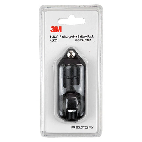 3M PELTOR ACK03 Rechargeable NimH Battery Pack 2.4V 1700mAh , NEW $29. ...