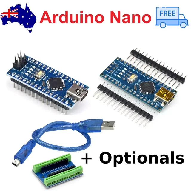 ARDUINO NANO V3.0 Development Board Micro ATmega328 + Accessories $17. ...