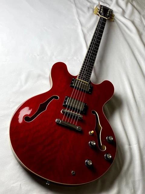 SAMICK EG1935 SA-1 '90s Vintage Semi Hollow Electric Guitar ES-335 type ...