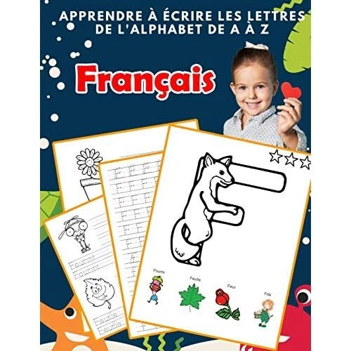 APPRENDRE A ECRIRE les lettres de l'alphabet de A a Z - Paperback NEW ...
