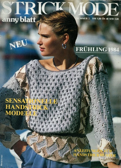 STRICK MODE GERMANY spring 1984 Carol Jackson EUR 91,30 - PicClick DE