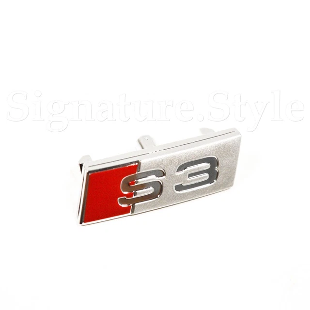 AUDI S3 A3 volant logo S3 emblème 8V0419685 original authentique neuf ...