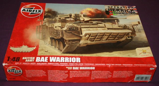 AIRFIX BRITISH ARMY BAE Warrior Operation Herrick 1:48 scale model kit ...