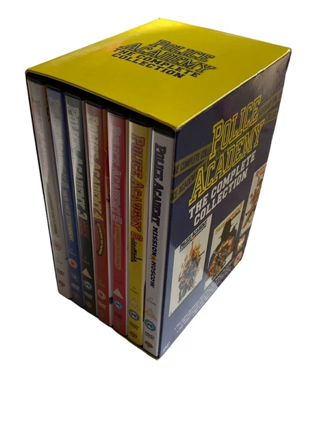 POLICE ACADEMY 1-7 - The Complete Collection (Box Set) (DVD, 2004) EUR ...