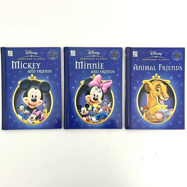DISNEY KEEPSAKE CLASSIC Activity & Sticker Journal Bundle X3 Minnie ...