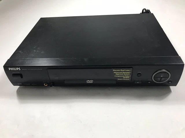 PHILIPS DVD/VIDEO CD/CD Player Model DVD 751 NO Remote Control $19.99 ...