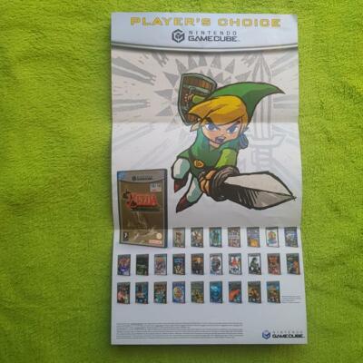 NINTENDO GAMECUBE ADVERTISING Flyer Ad-Zelda, Donkey Konga, Mario ...