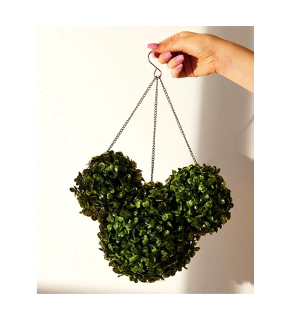 DISNEY MICKEY MOUSE Head Shape Faux Hanging Plant Fake Brand New ...