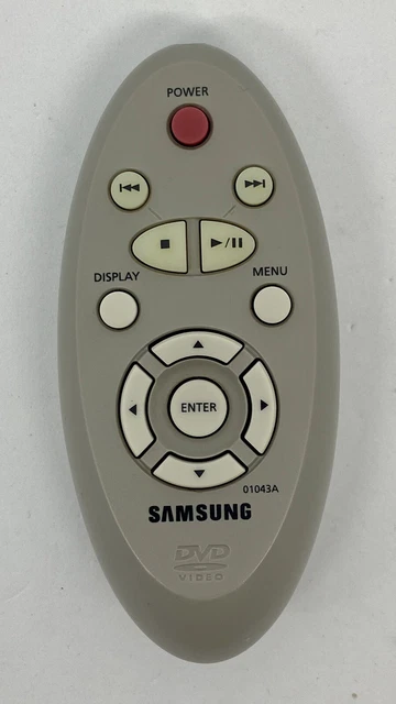 SAMSUNG 01043A DVD Player Remote Control DVD-S624M, DVD-S427L, DVD-P421 ...