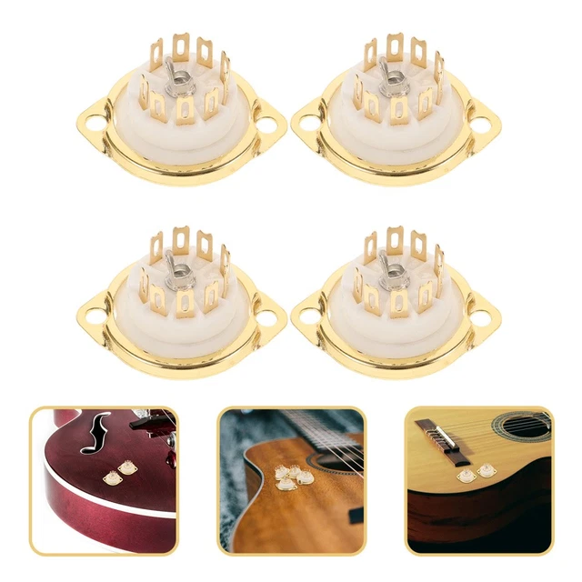 4 PCS AMPLIFIER Tube Socket Easy Installation Vacuum Ceramic Valve $24. ...