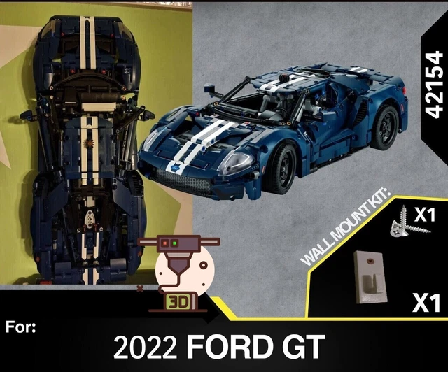 KIT WALL MOUNT LEGO 42154 FORD GT 2022 CAR 3D PRINTED EUR 10,99 ...