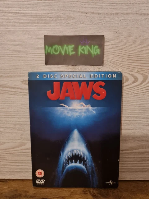 JAWS- 30TH ANNIVERSARY (DVD, 2 Disc Set, 1975) Steven Spielberg Shark ...