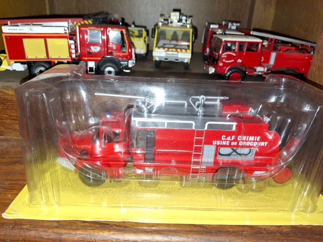 POMPIER 1/43 IXO berliet glr c.d.f hachette collection camion ...