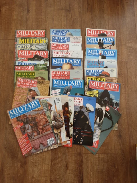 MILITARY ILLUSTRATED PAST and Present Magazine Bundle - 30 Issues £24. ...