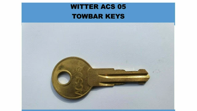 2 X WITTER, THULE, GDW, TOW TRUST, PCT ACS05 ACS 05 ACS 5 KEY for ...