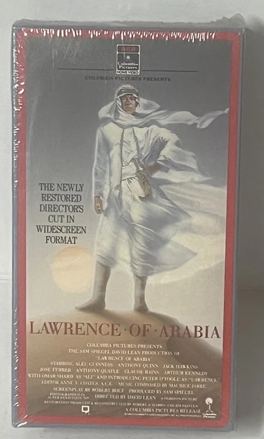 LAWRENCE OF ARABIA VHS Tape Restored Version Letterboxed Brand New ...