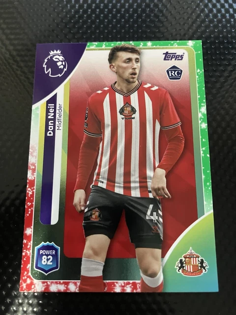 TOPPS PREMIER LEAGUE Festive 2026 Card Dan Neil Sunderland Rookie £1.75 ...