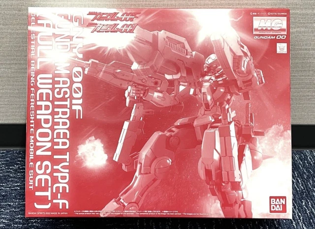 BANDAI MG 1/100 Gundam Astraea TYPE-F Full Weapon Set Unassembled Japan ...