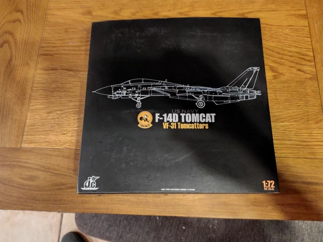 JCWINGS GRUMMAN F-14D Tomcat Vf-31 Tomcatters NK100 USS Lincon 91 JCW ...