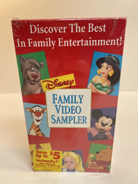 WALT DISNEY FAMILY Video Sampler VHS Promotional Sealed £9.06 - PicClick UK