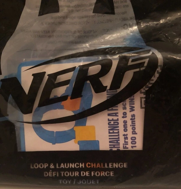 MCDONALDS HAPPY MEAL Toy 2023 NERF Loop & Launch Challenge. New in ...