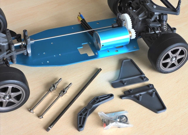 RARE COLLECTOR - TAMIYA TGX mk1 + BRUSHLESS Conversion + Options all ...