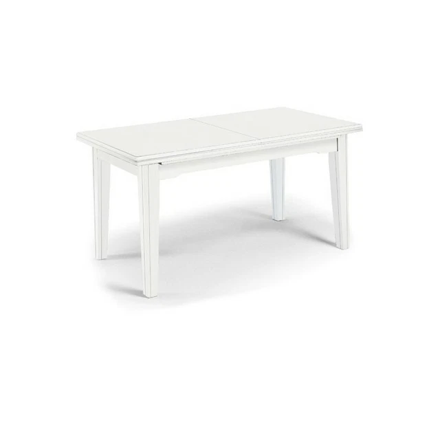 TABLE RECTANGULAIRE EXTENSIBLE Blanc Matt Art Pauvre Classique Fratino EUR 698,85 - PicClick FR