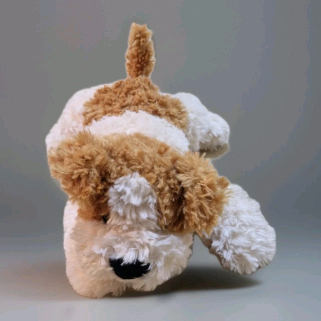 TESCO LAYING Puppy Dog Brown & Cream Soft Plush Toy Teddy 11” £19.99 ...