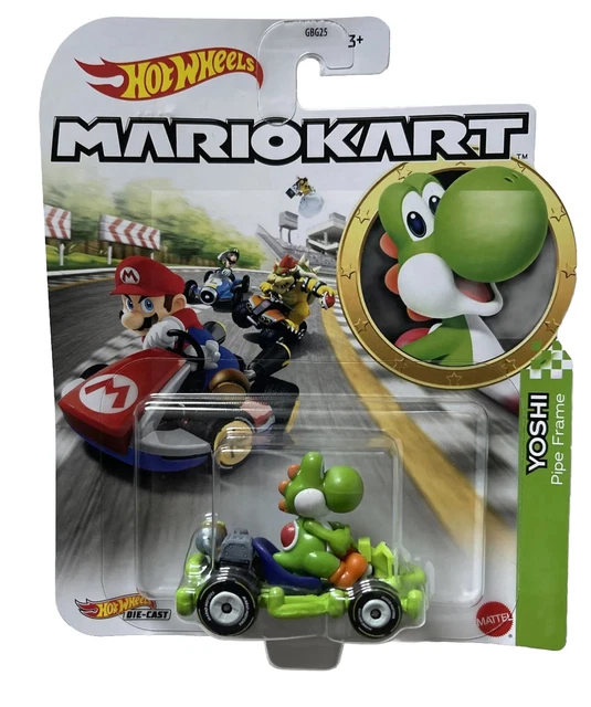 HOT WHEELS MARIOKART YOSHI Collectible Die-cast Nintendo Car Figure by ...