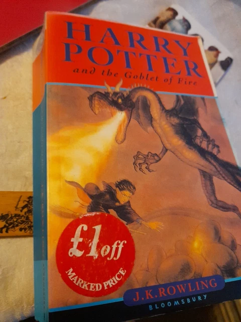 HARRY POTTER AND THE GOBLET OF FIRE JK ROWLING BLOOMSBURY FIRST EDITION ...