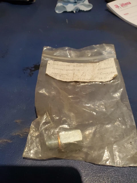 MG MIDGET MKIII, SPRITE MkIV CLUTCH PIPE TO MASTER CYLINDER ADAPTOR ...