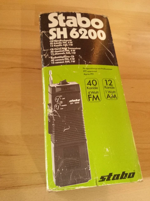 CB FUNKGERÄT STABO SH 6200, Gerät neuwertig, OVP vorhanden EUR 59,00 ...