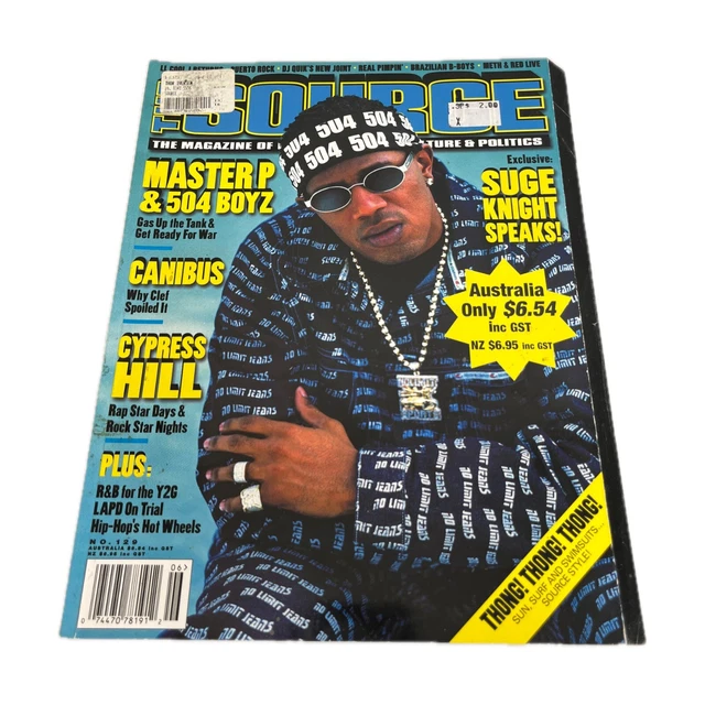 THE SOURCE MAGAZINE #129 June 2000 Master P Suge Knight Cypress Hill ...