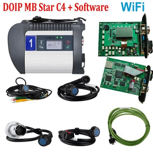 MB STAR SD Connect C4 DOIP WIFI Compact Diagnosis Programming Tool For ...