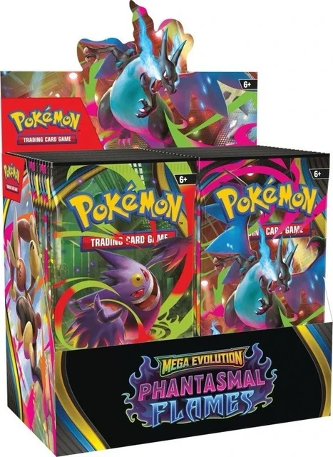PRESALE POKÉMON 🔥 Phantasmal Flames Booster Display Box 36 Packs 🔥 £224 ...