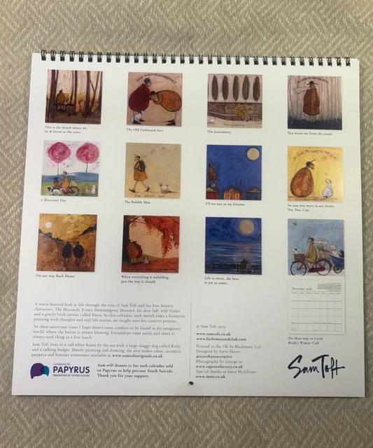 SAM TOFT 2026 Calendar £21.50 - PicClick UK