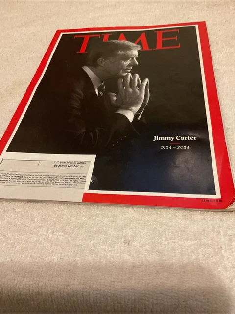 TIME MAGAZINE, JIMMY Carter 1924-2024, January 27, 2025, £4.63 ...