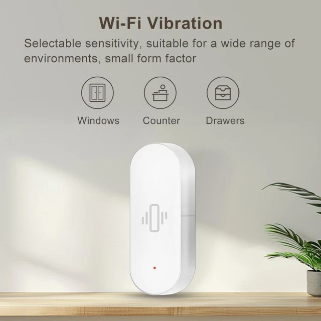 USER FRIENDLY VIBRATION Sensor for Smart Life APP Real Time ...