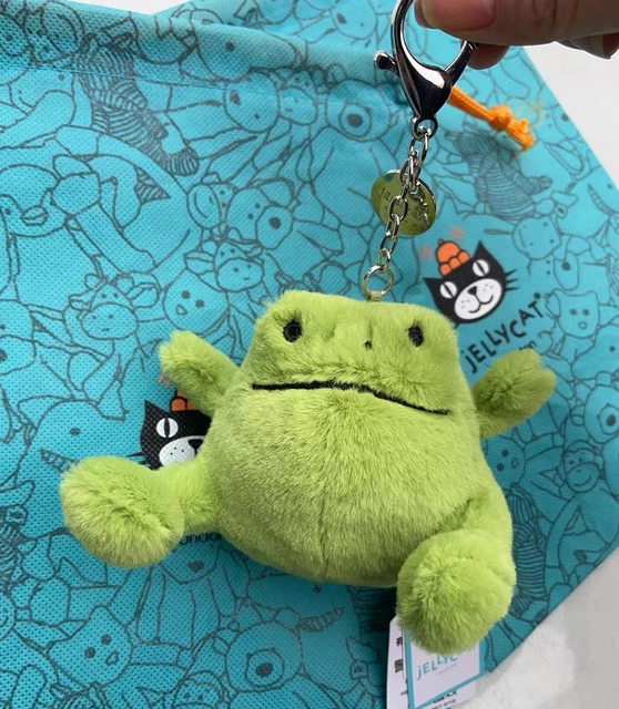 JELLYCAT GREEN FROG Doll Pendant with Dust Bag -12cm £10.79 - PicClick UK