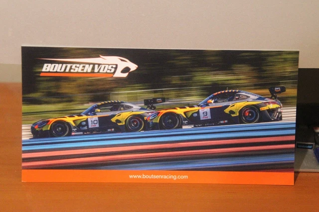 #9/#10 BOUTSEN VDS Racing Mercedes GT3 Spa 24hr Driver Card $5.00 ...