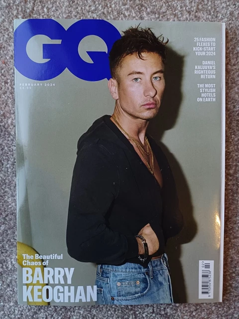 BRITISH GQ FEBRUARY 2024 Barry Keoghan Saltburn Collectors Cover $9.37 ...