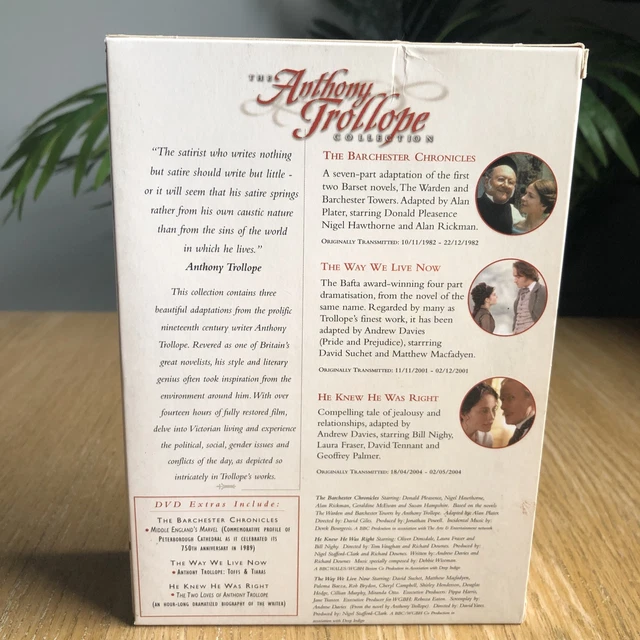 THE ANTHONY TROLLOPE Collection BBC DVD Box Set Complete EXCELLENT ...