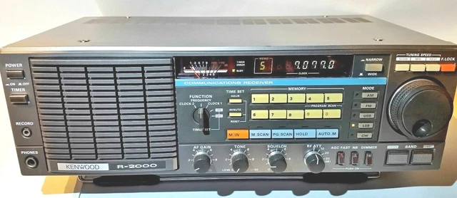 KENWOOD R-2000 COMMUNICATIONS, shortwave receiver with VHF Converter ...