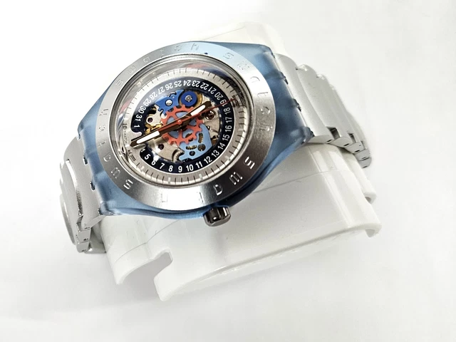 SWATCH IRONY DIAPHANE Automatico 2004 - SVDN4000L - Blue Trap - Nuovo ...