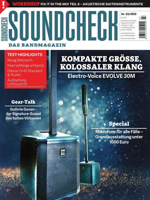 SOUNDCHECK 03 2020 Test Mixage Electro Voice Evolve 30M EUR 6,54 ...