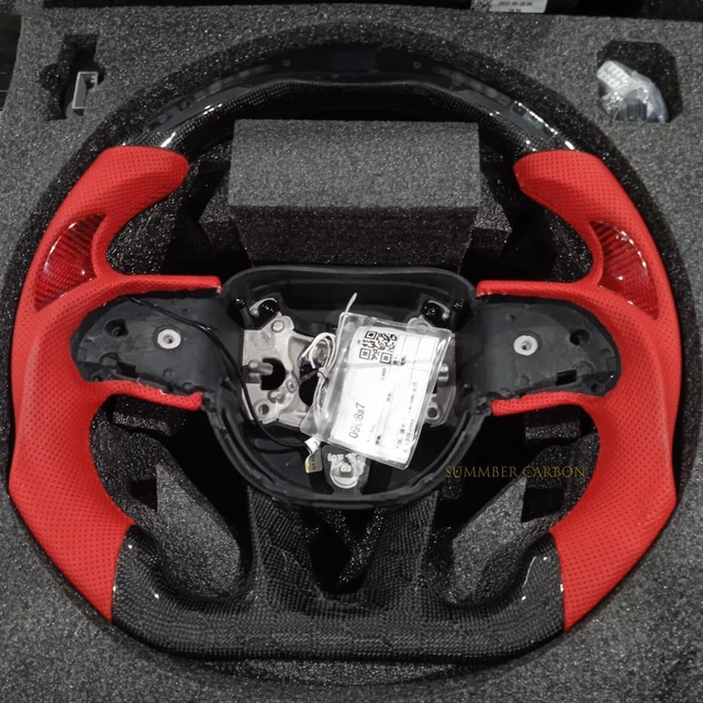 LED CARBON FIBER Steering Wheel Fit Dodge Charger Challenger Durango ...